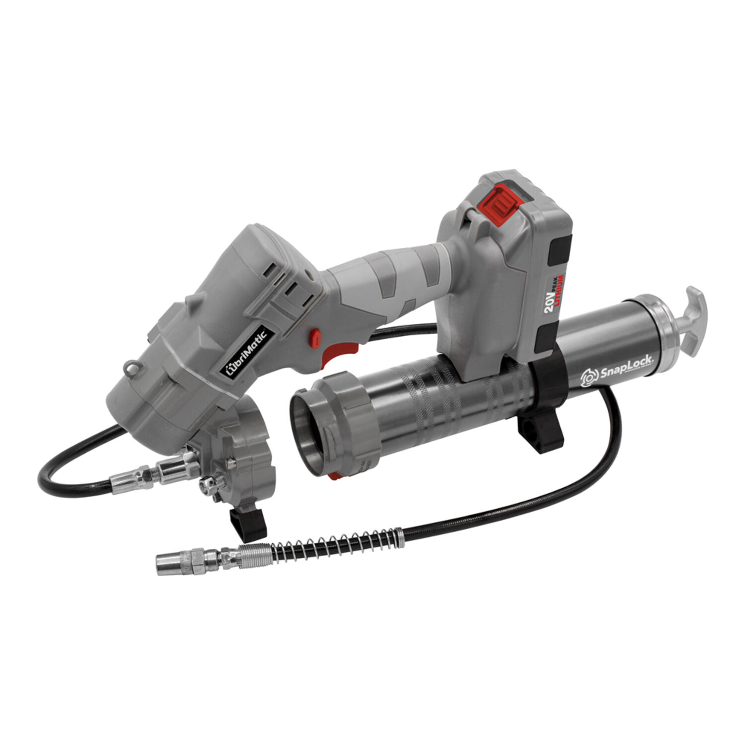 LubriMatic SnapLock Quick Release Gun - Battery Operated 20V Lithium Ion