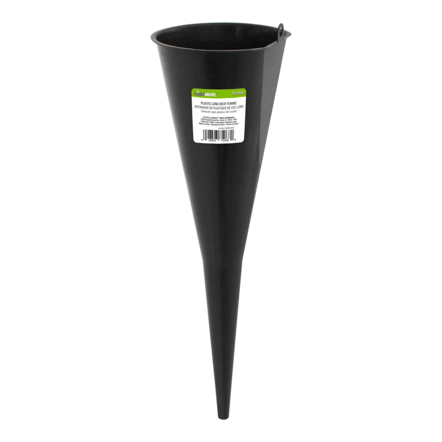 LubriMatic Long Neck Plastic Funnel - 2 qt.