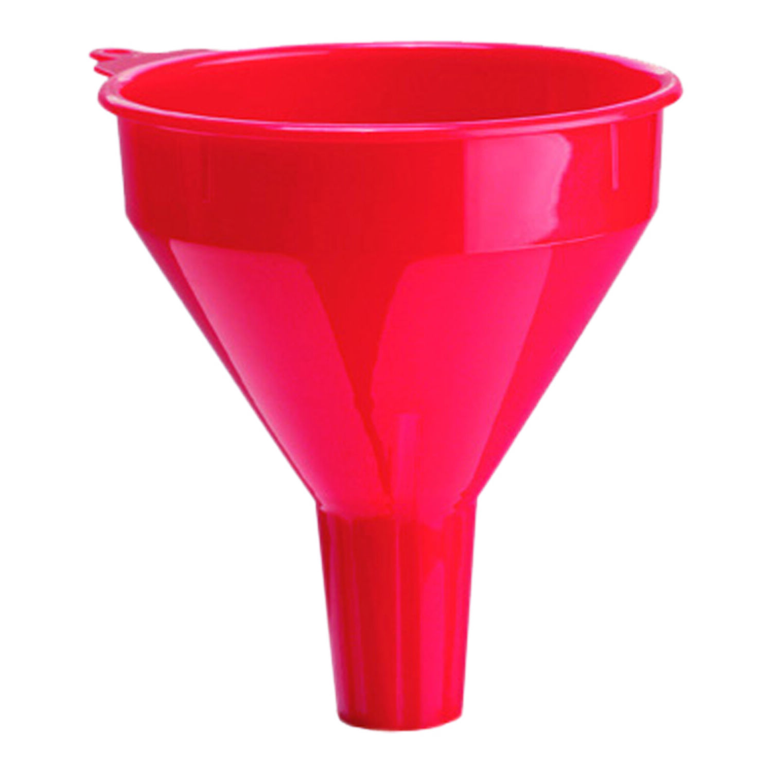LubriMatic Polyethylene Plastic Funnel w/ Screen - 16 oz.