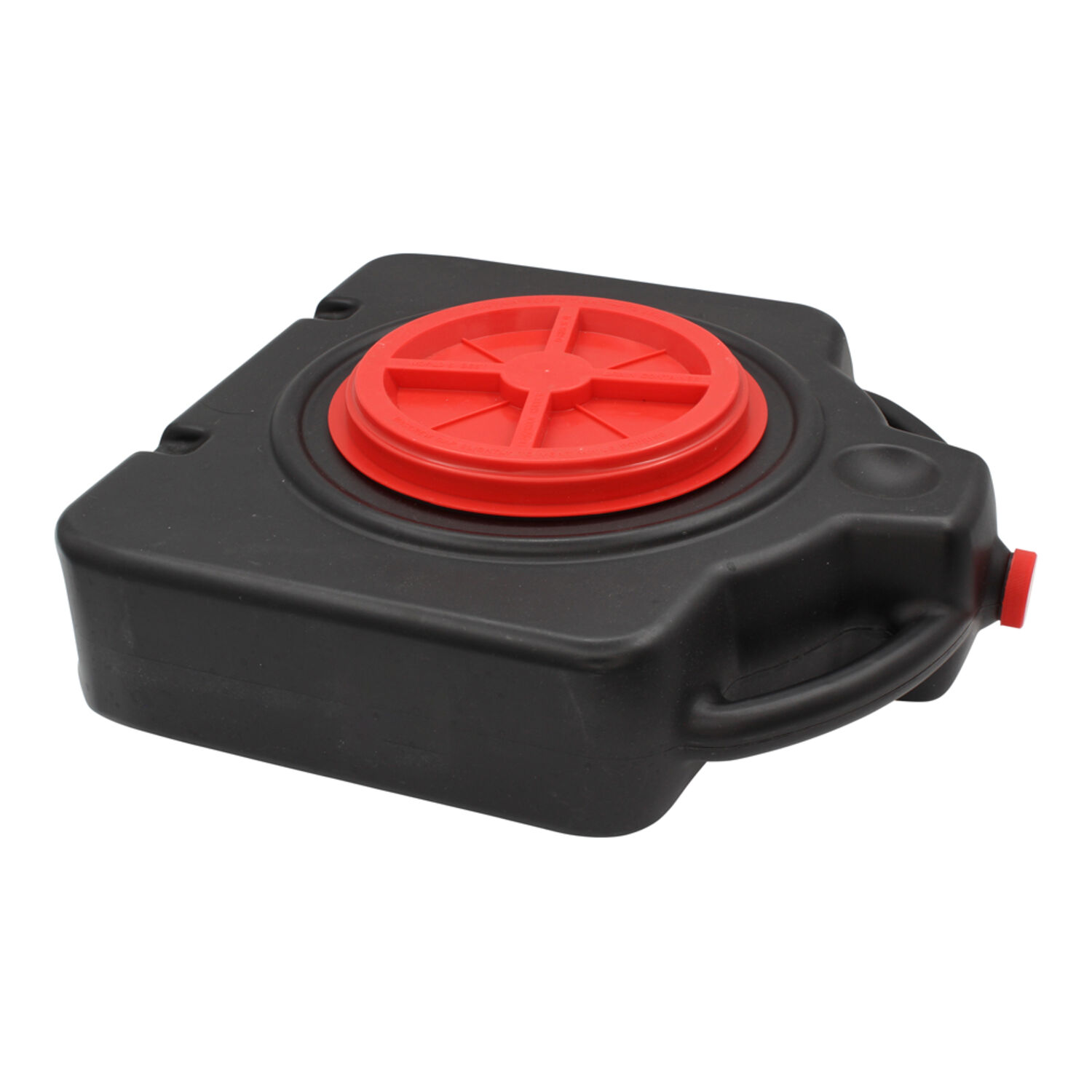 LubriMatic Plastic Drain Pan w/ Lid - 15 qt