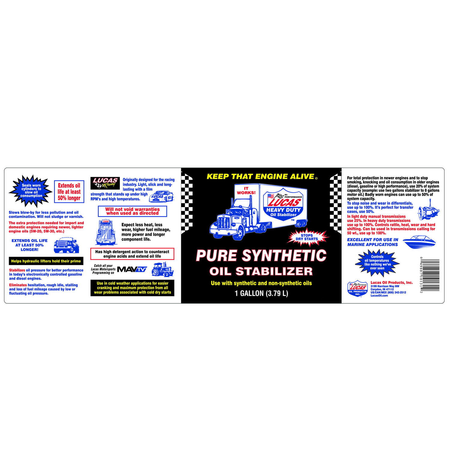 Pure Synthetic Oil Stabilizer