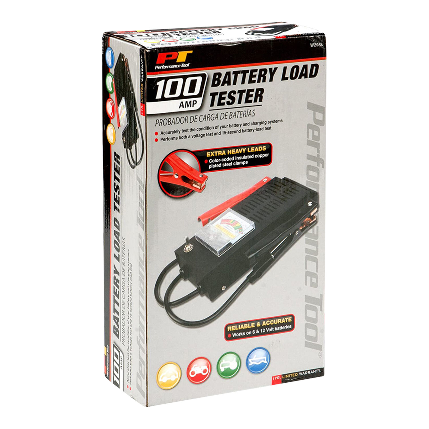 Performance Tool 100 Amp Battery Load Tester