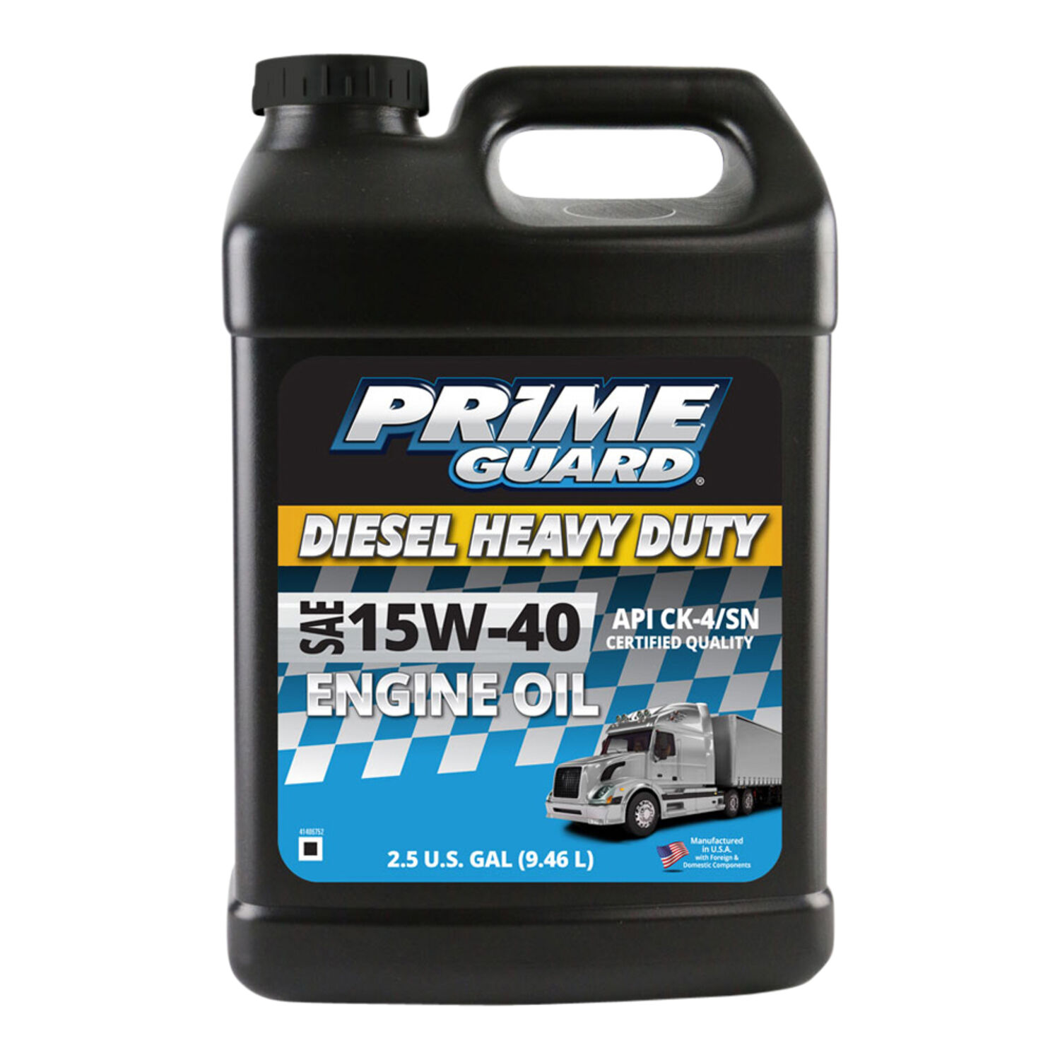 Prime Guard® Diesel Heavy Duty SAE 15W-40 CK4 - 2.5 Gallon