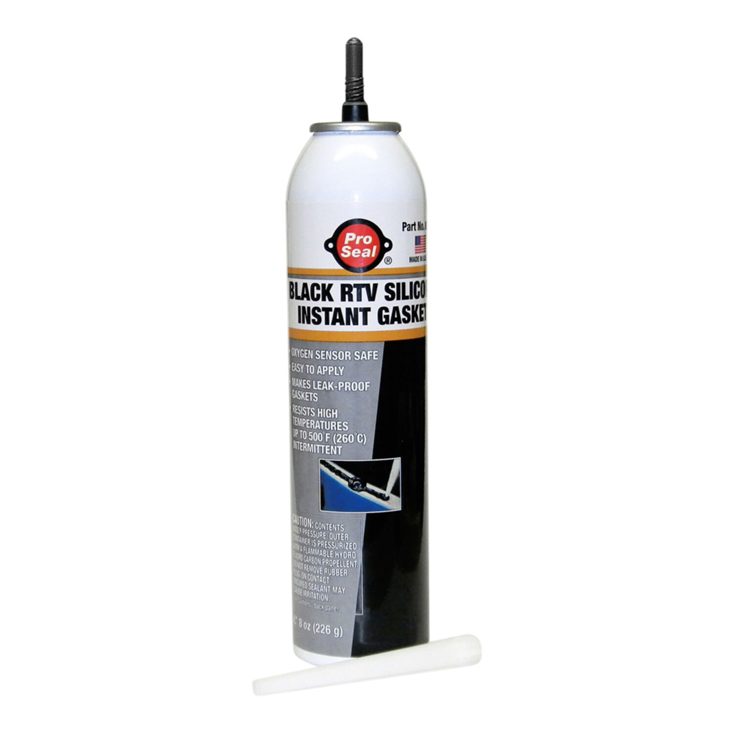 Pro Seal Black RTV Silicone Power Can 8 oz.
