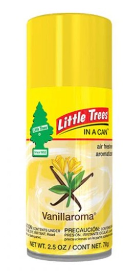 Little Trees 2.5 oz. Air Freshener in a Can - Vanillaroma